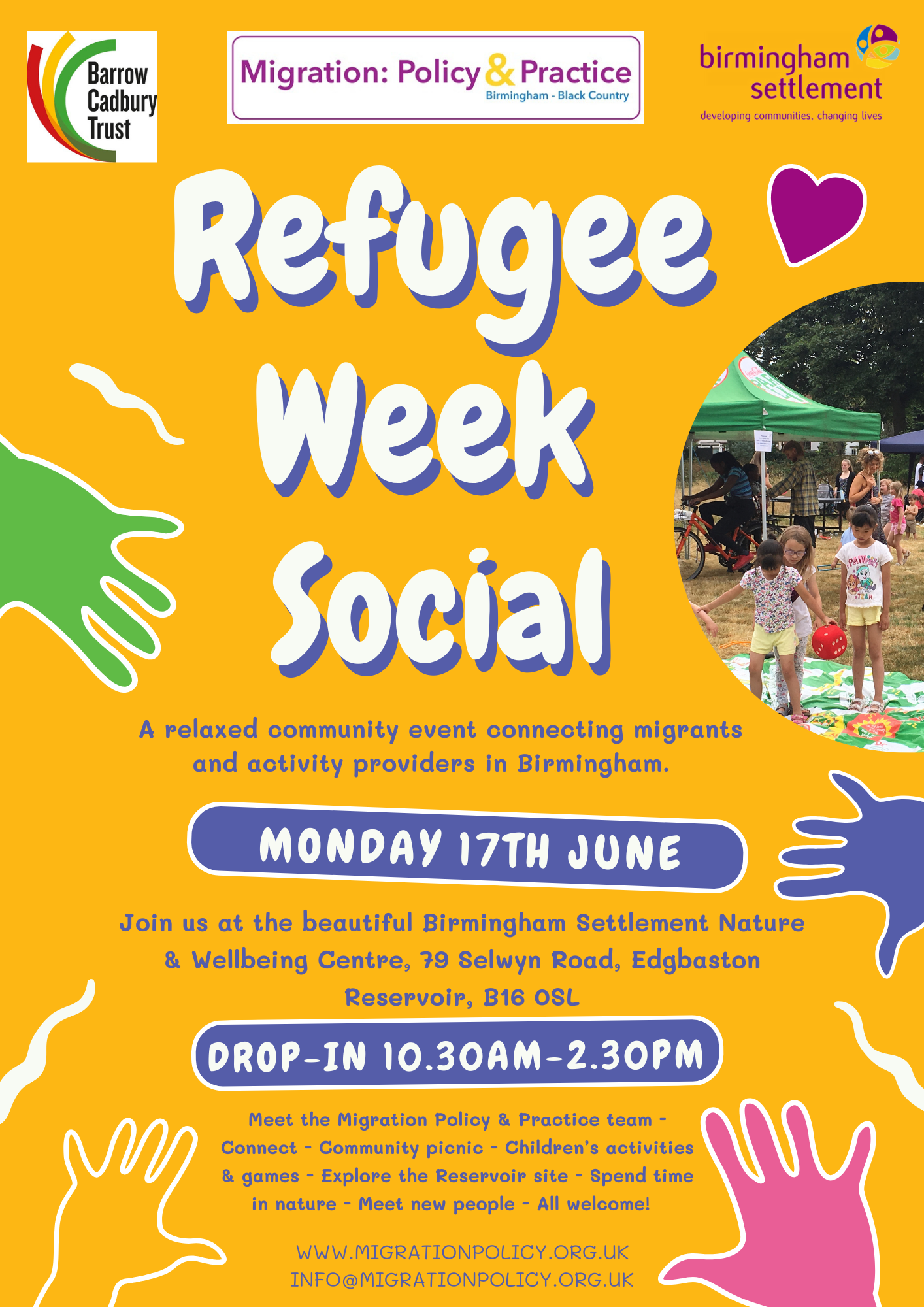 REFUGEE WEEK COMMUNITY EVENT – Migration Policy and Practice